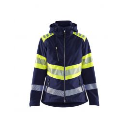 Naisten huomiovärinen softshelltakki Blåkläder 4404